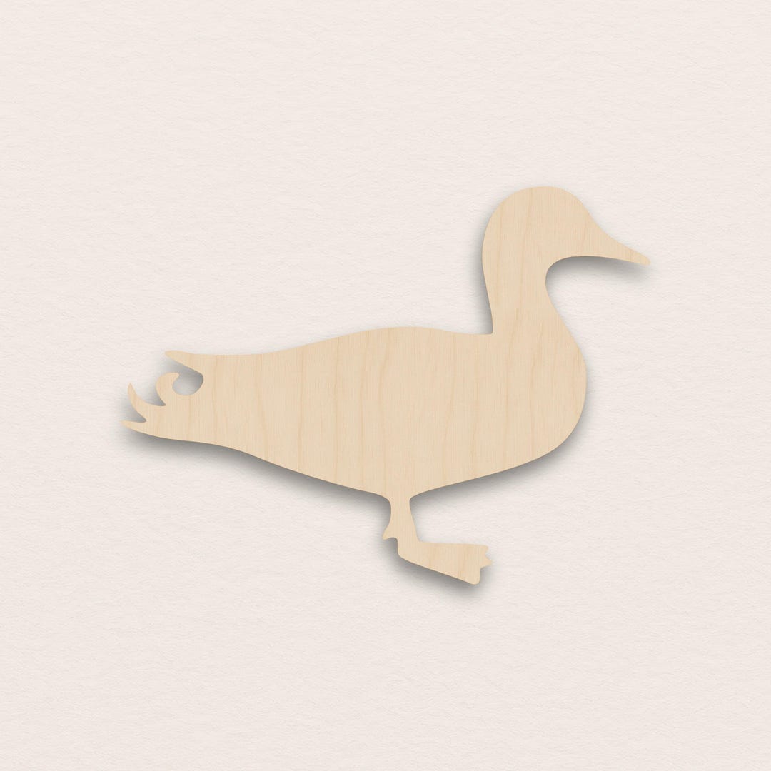 Duck – Birch Plywood Wooden Blank (3mm) - Etsy