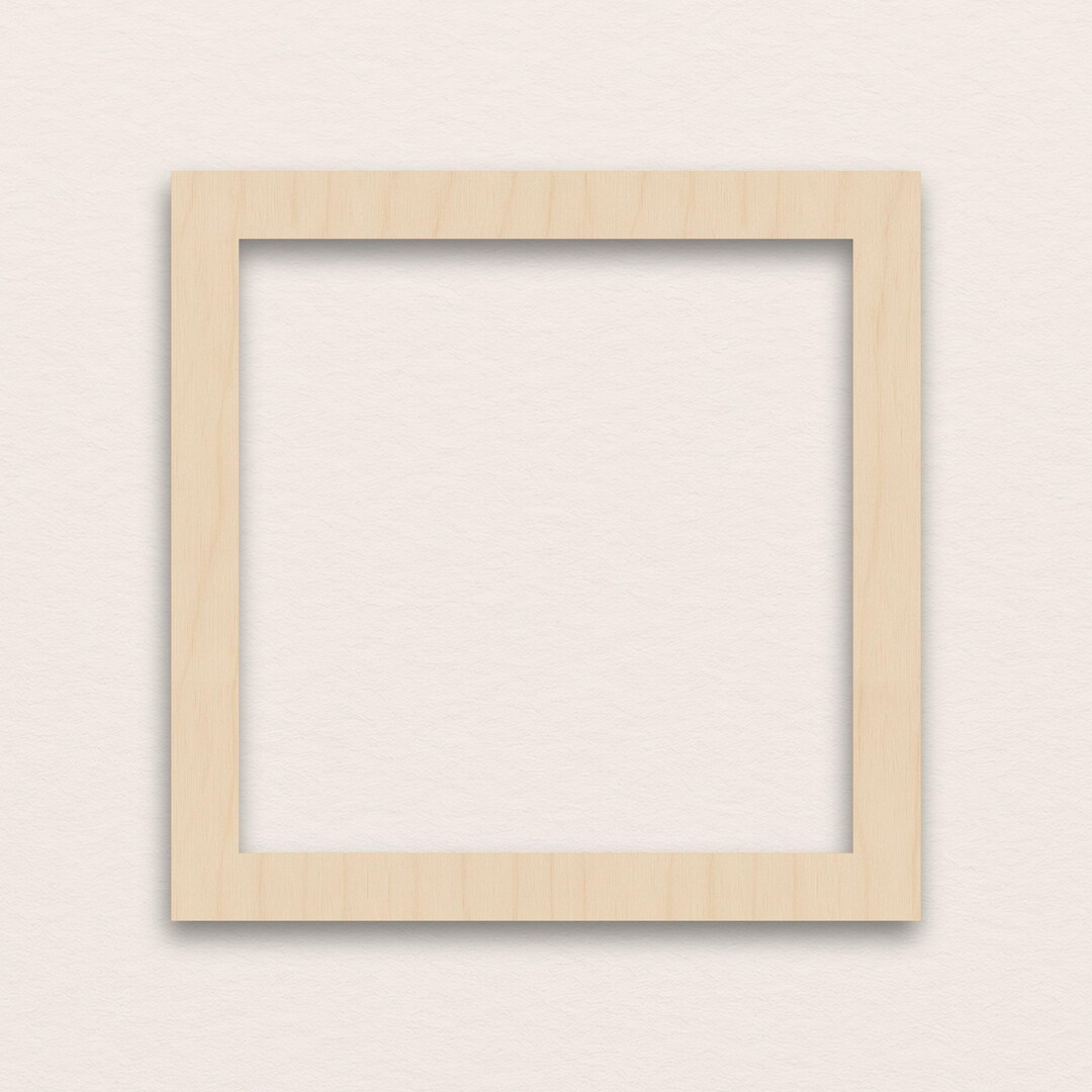 Square Border – Birch Plywood Wooden Blank (3mm) - Etsy