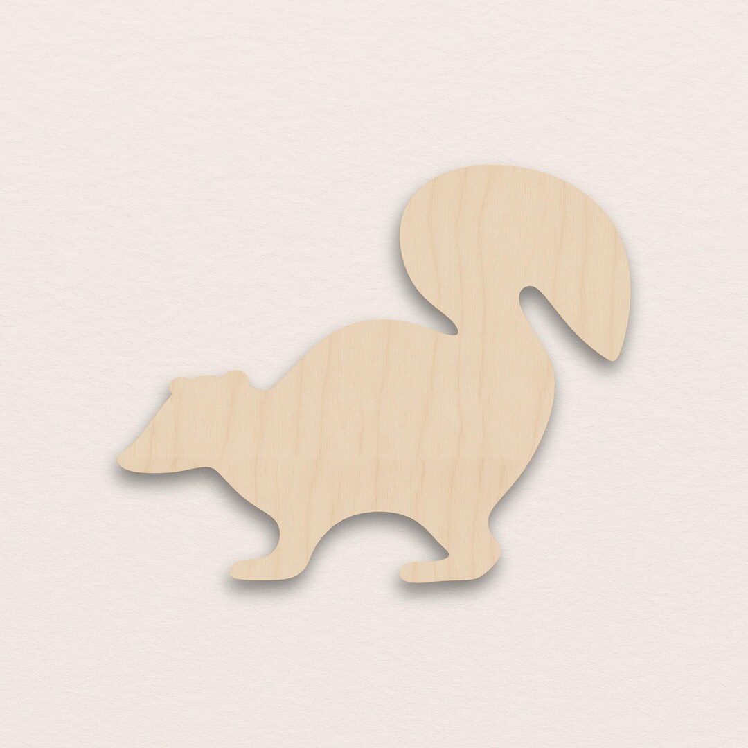 Skunk – Birch Plywood Wooden Blank (3mm) - Etsy