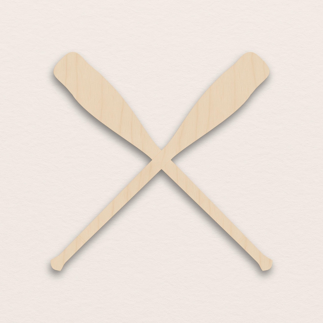 Crossed Oars – Birch Plywood Wooden Blank (3mm) - Etsy