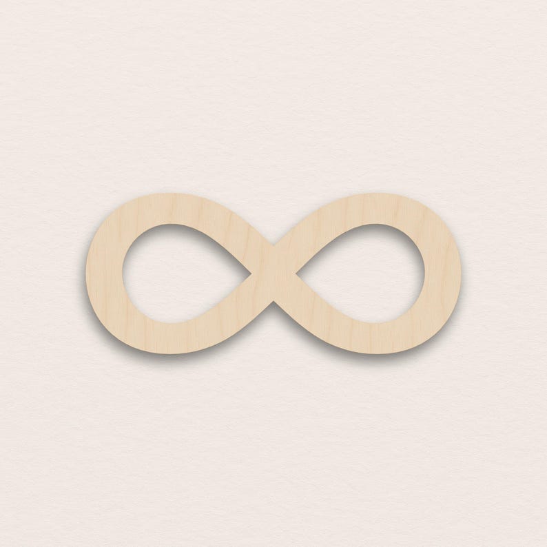 Infinity Symbol – Birch Plywood Wooden Blank (3mm) - Etsy