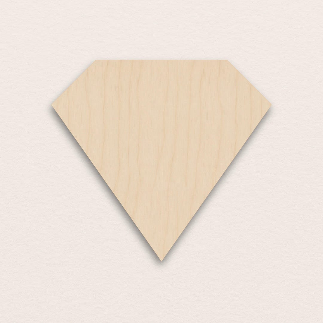 Diamond – Birch Plywood Wooden Blank (3mm) - Etsy