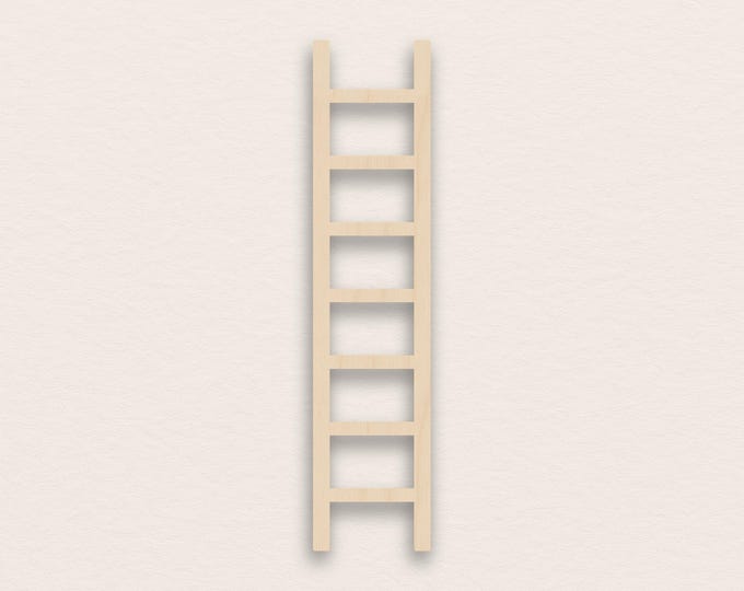 Wooden Miniatiure Ladder for Crafts and Decoration - Laser Cut ...