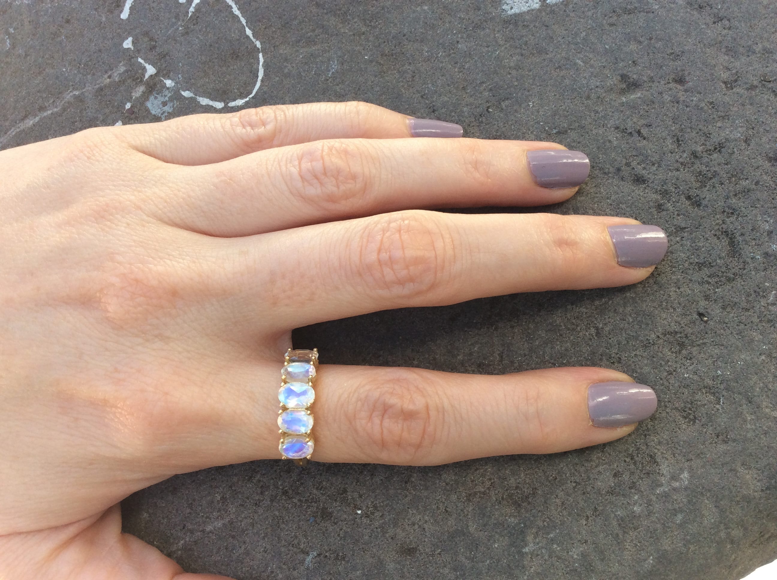 Mystic Moonstone Portal Ring - Etsy
