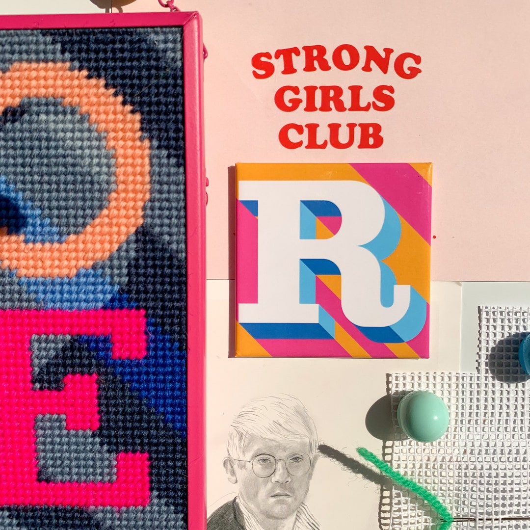 Orange Letter R Magnet - Etsy