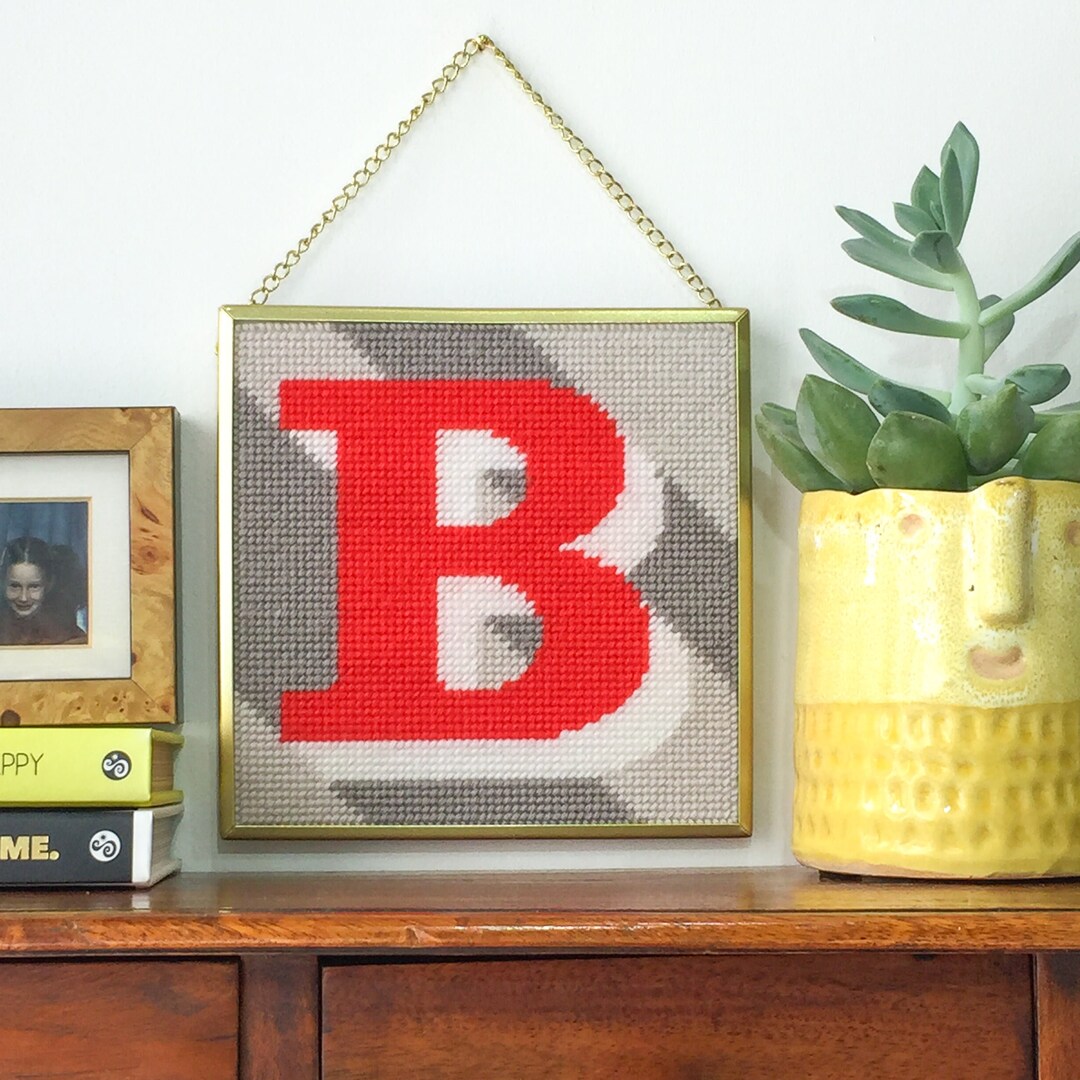 Customisable Alphabet / Symbols - Grey Background Tapestry ...