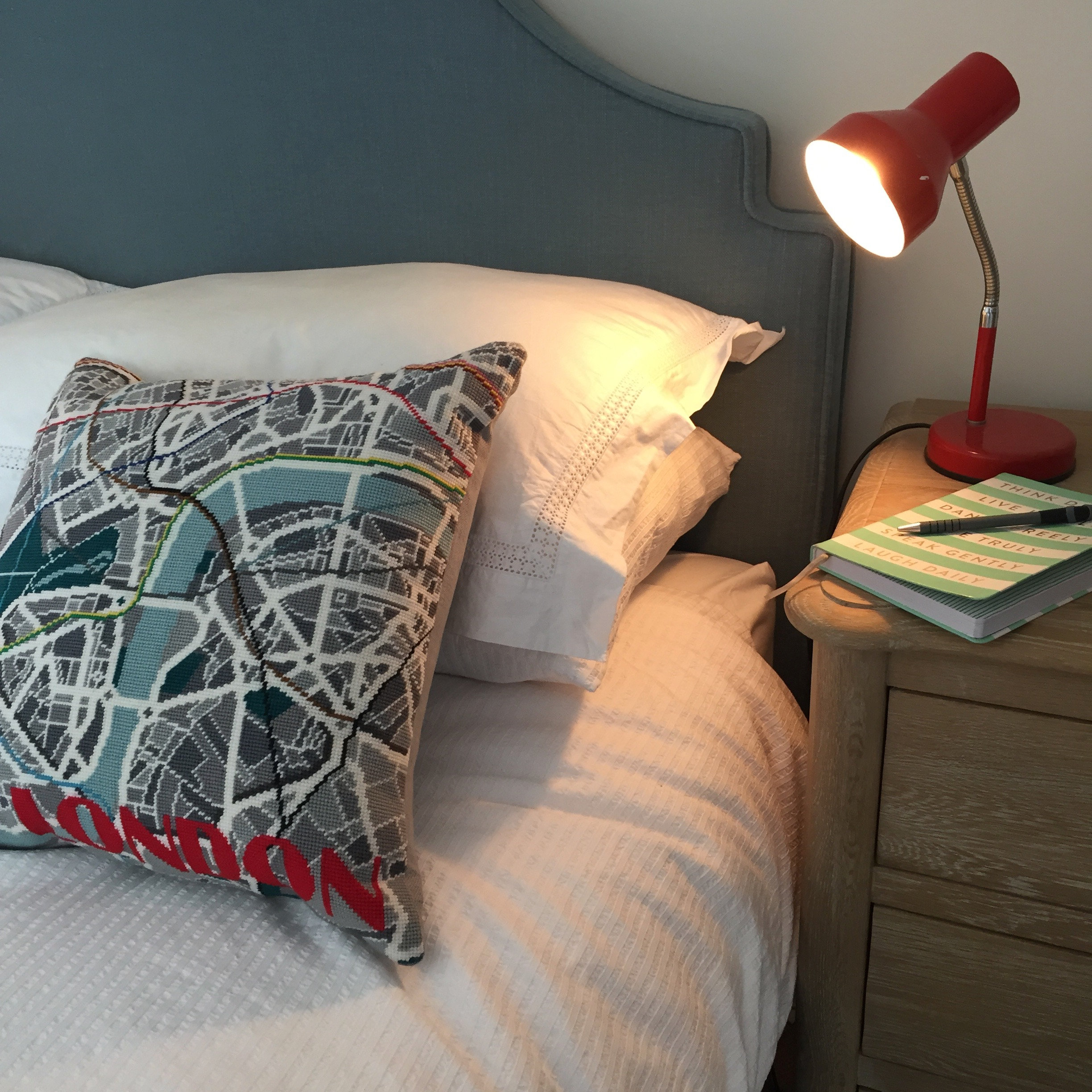 London Metro Map tapestry / needlepoint in half cross stitch. | Etsy