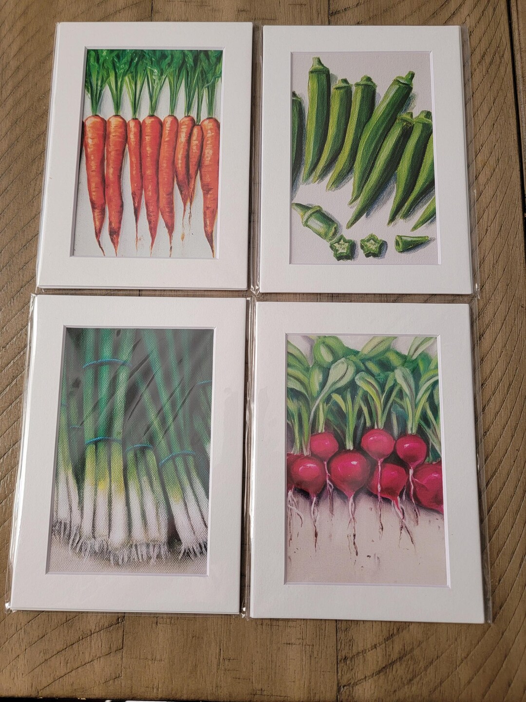 Vegetable Art Print Set - Etsy