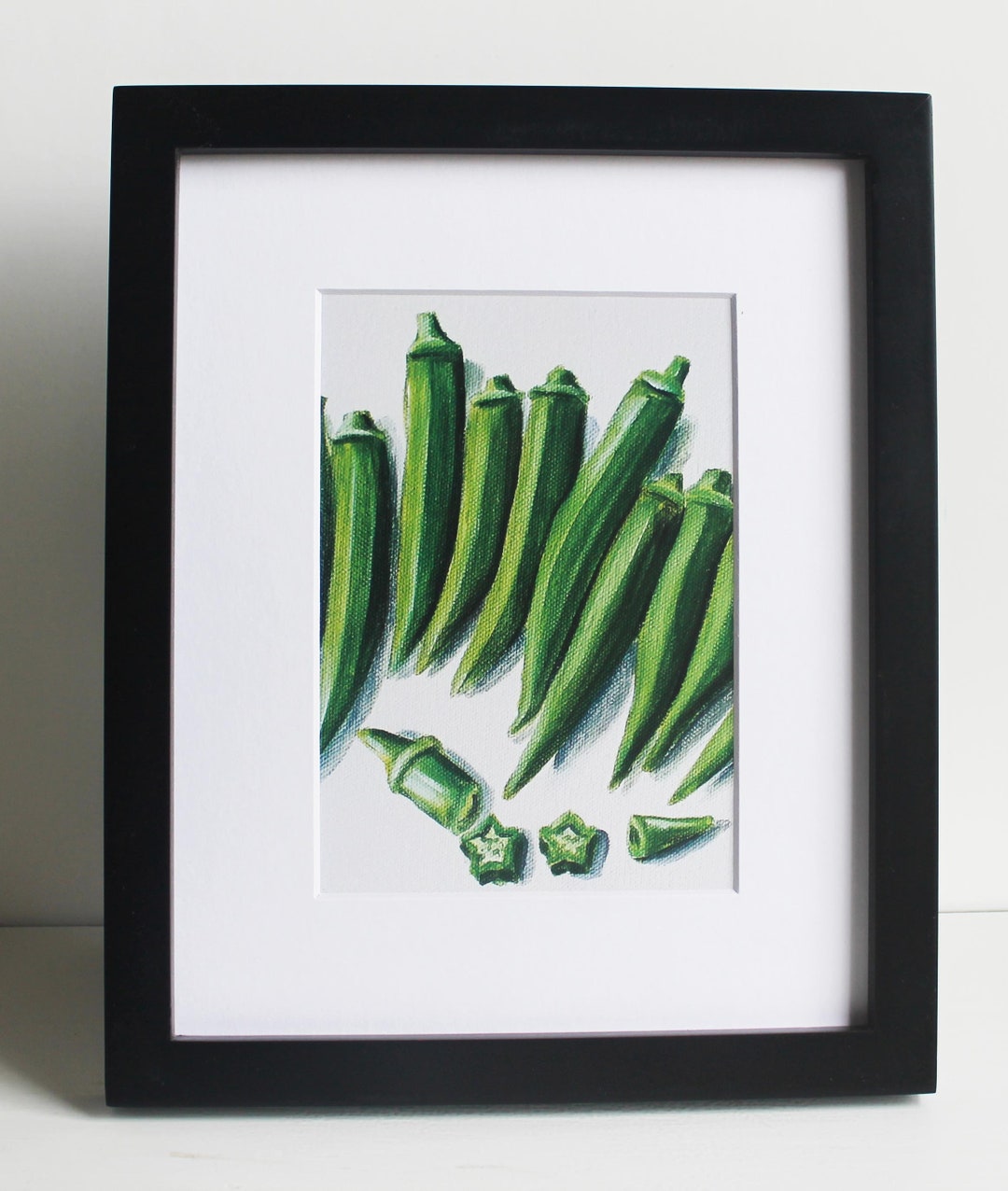 Okra Art Print - Etsy
