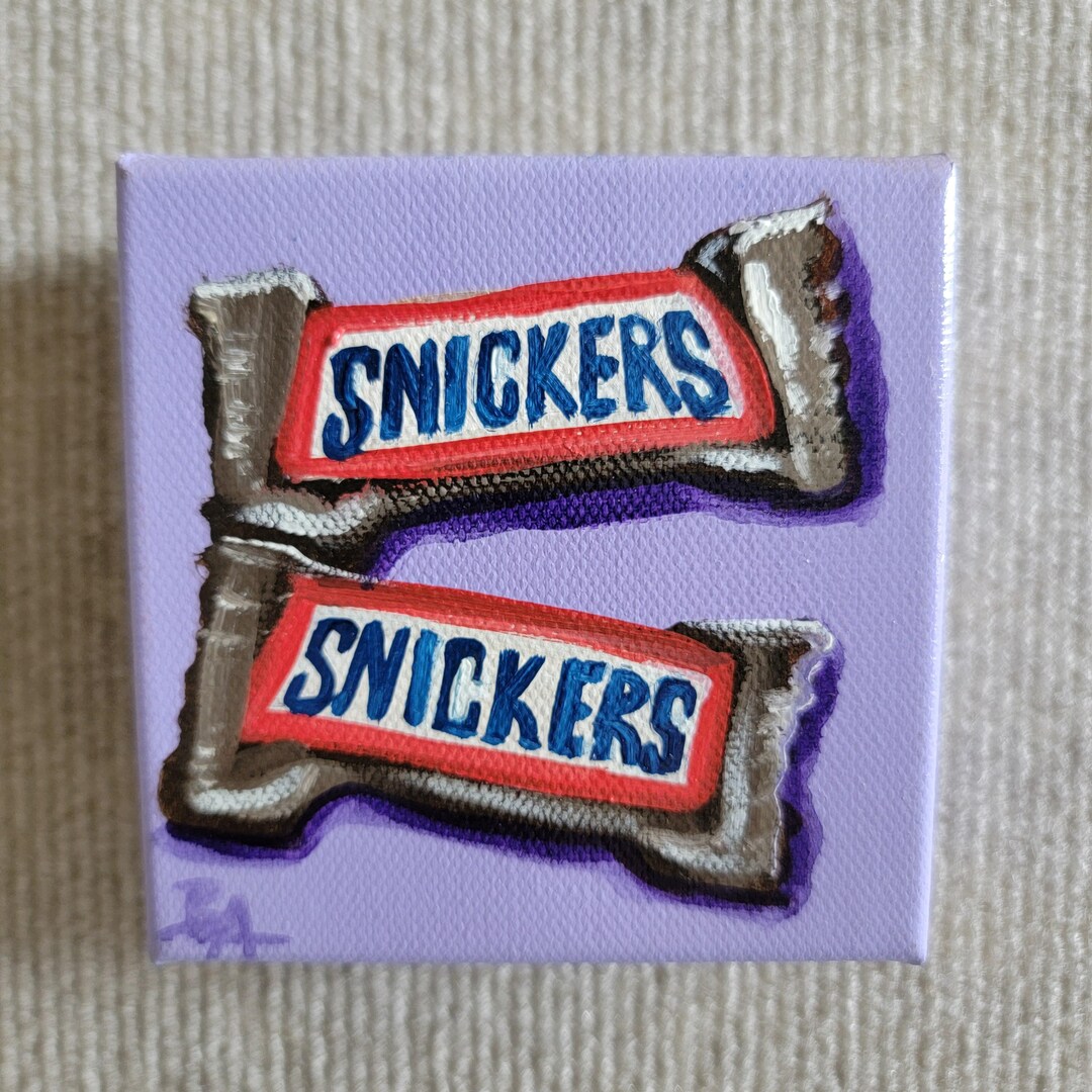 Snickers Oil Painting - Etsy