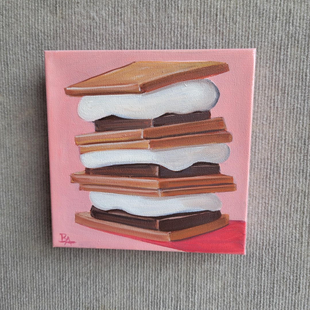 Smore Oil Painting - Etsy