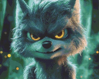 Werewolf Cross Stitch Pattern, PDF Instant Download, Full Coverage ...