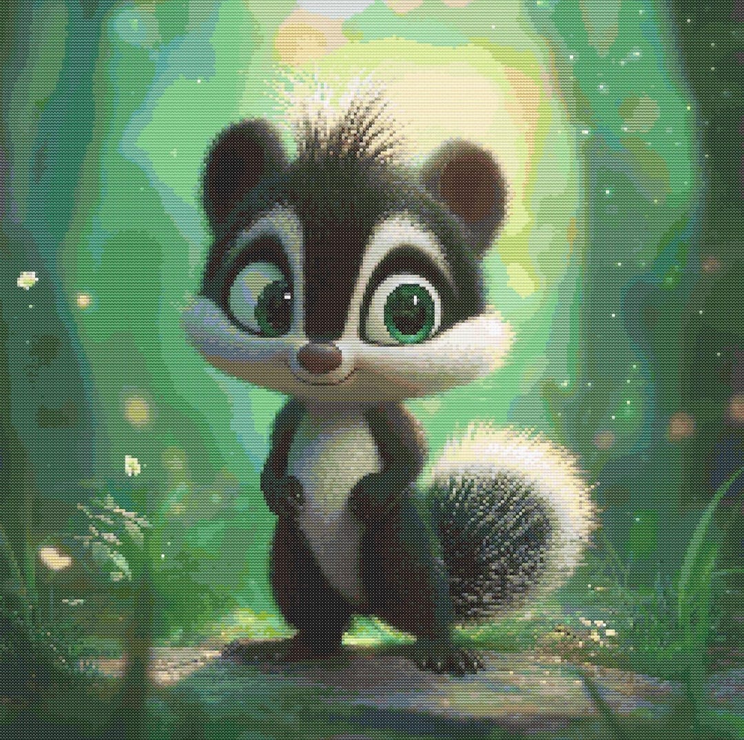 Cute Skunk - Cross Stitch Pattern - Etsy