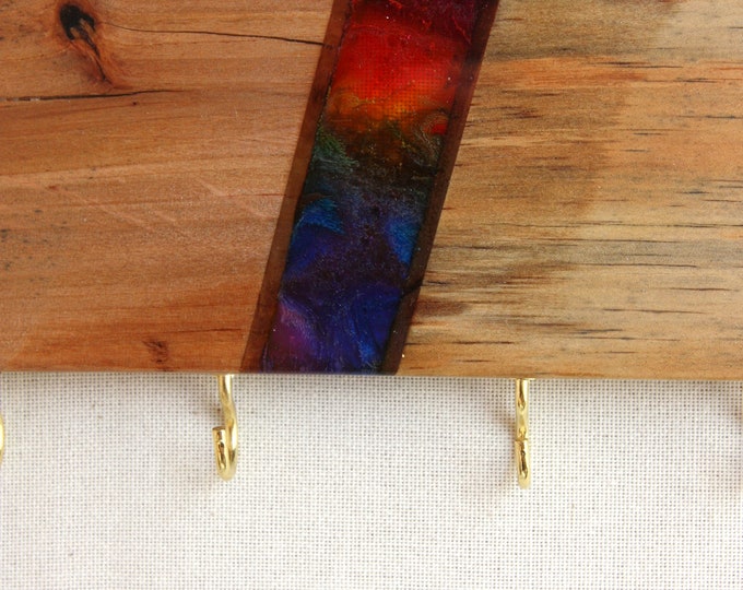 Jewelry Holder and Key Rack rainbow Clouds and Rainbows, Red, Orange ...