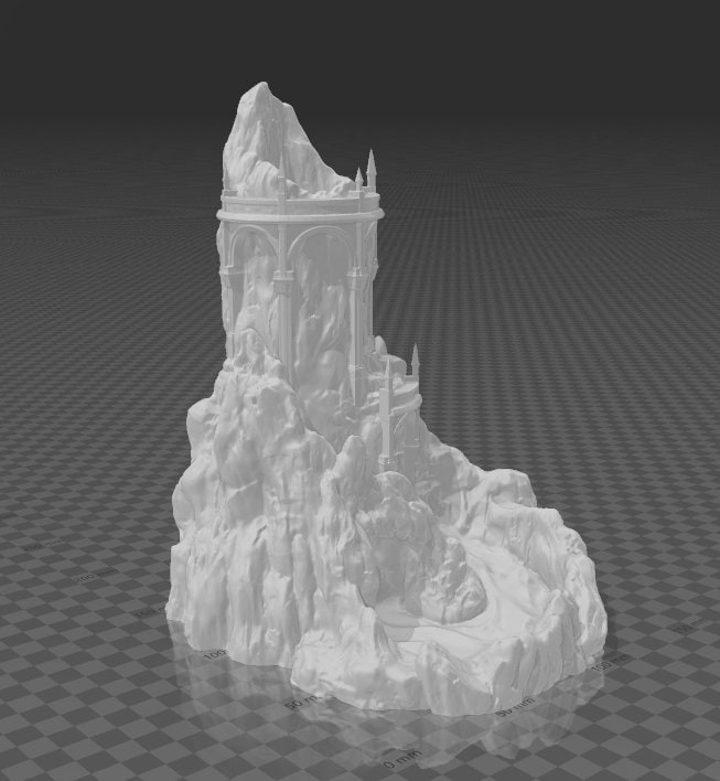Frosty Fortress Dice Tower STL - Winter Themed Fantasy Accessory for ...