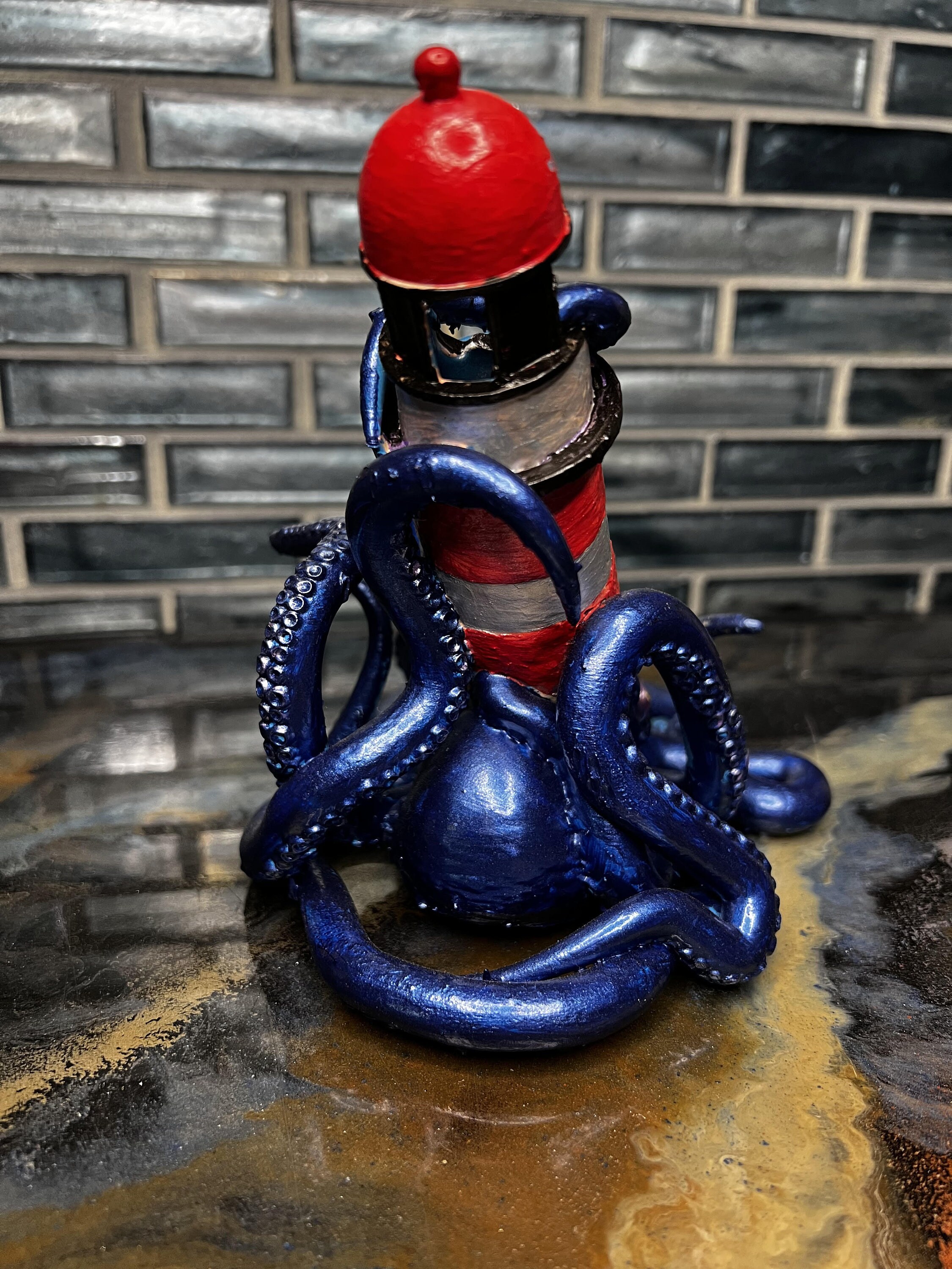 Hand Painted Mini Kraken Tower With Dice Included - Etsy