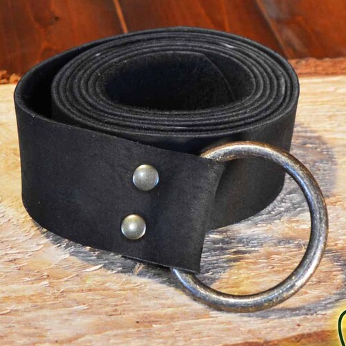 Medieval Ring Belt Black - Etsy