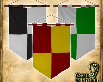 Fabric Medieval Bunting Banner Flag Bunting Medieval Garland Festival ...
