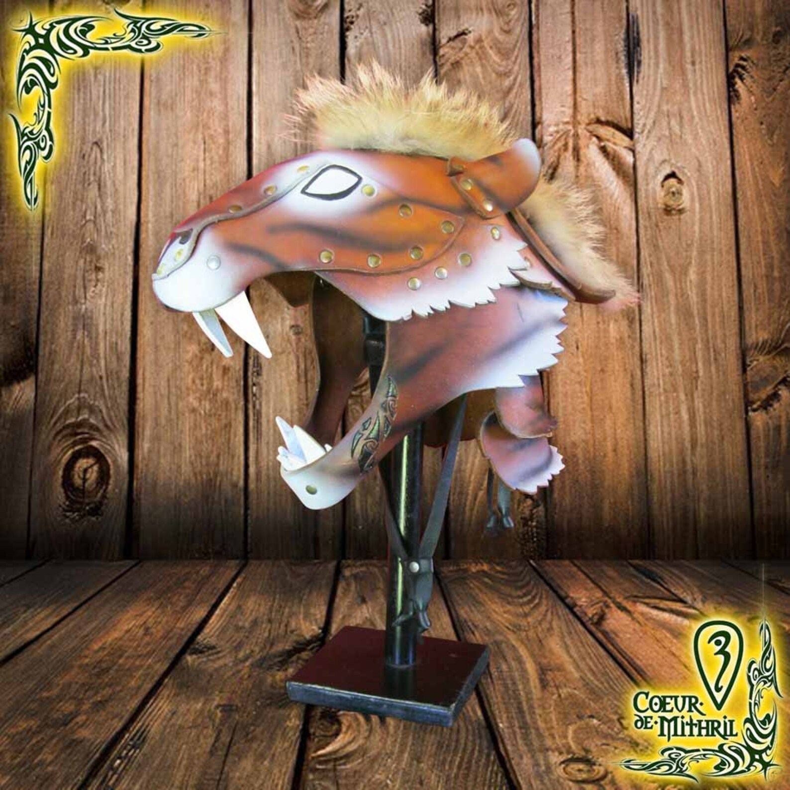 Mohawk Tiger Larp Helmet - Etsy
