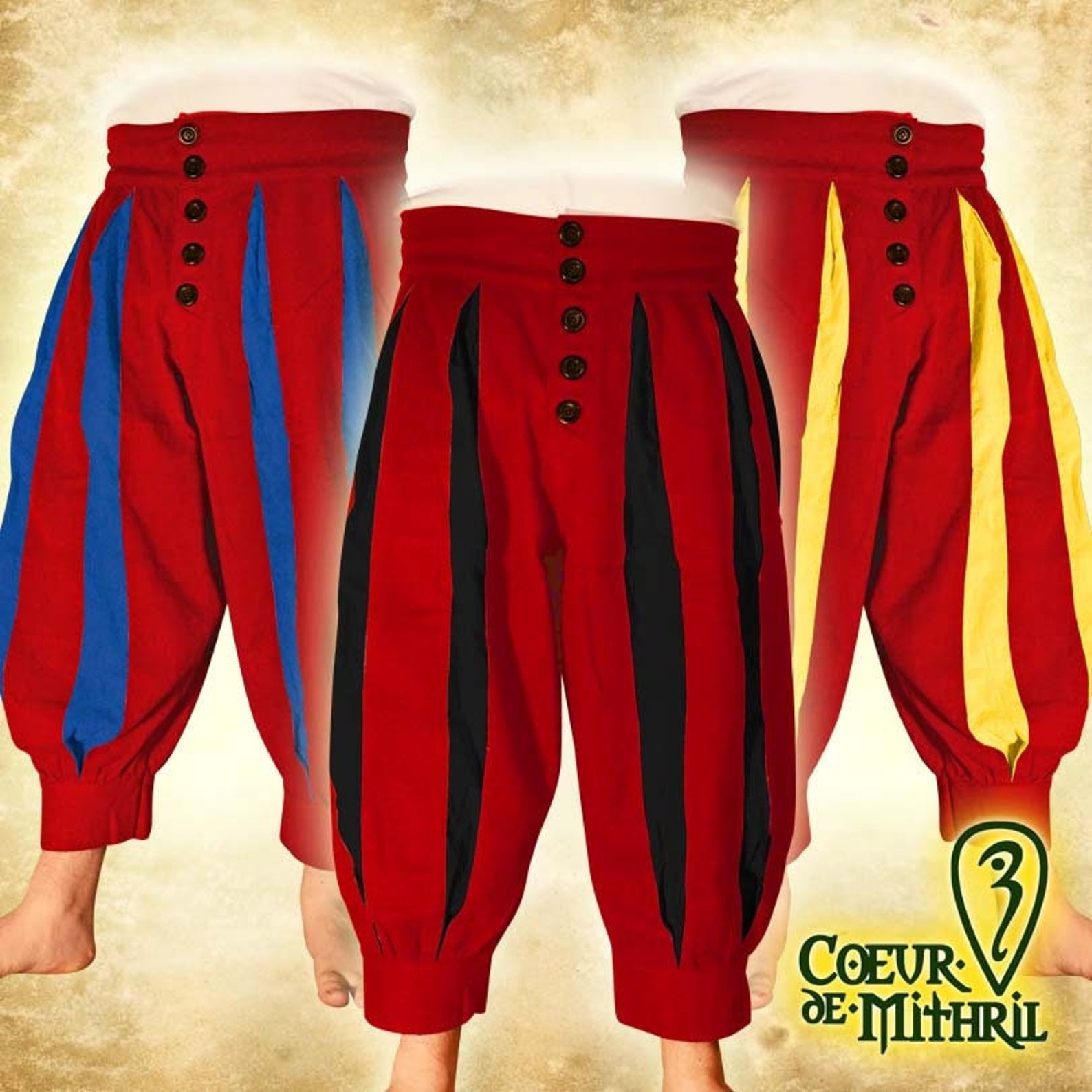 LARP Lansquenet Pants Red | Etsy