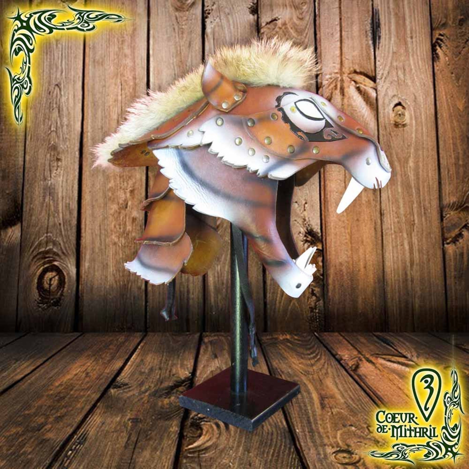 Mohawk Tiger Larp Helmet - Etsy