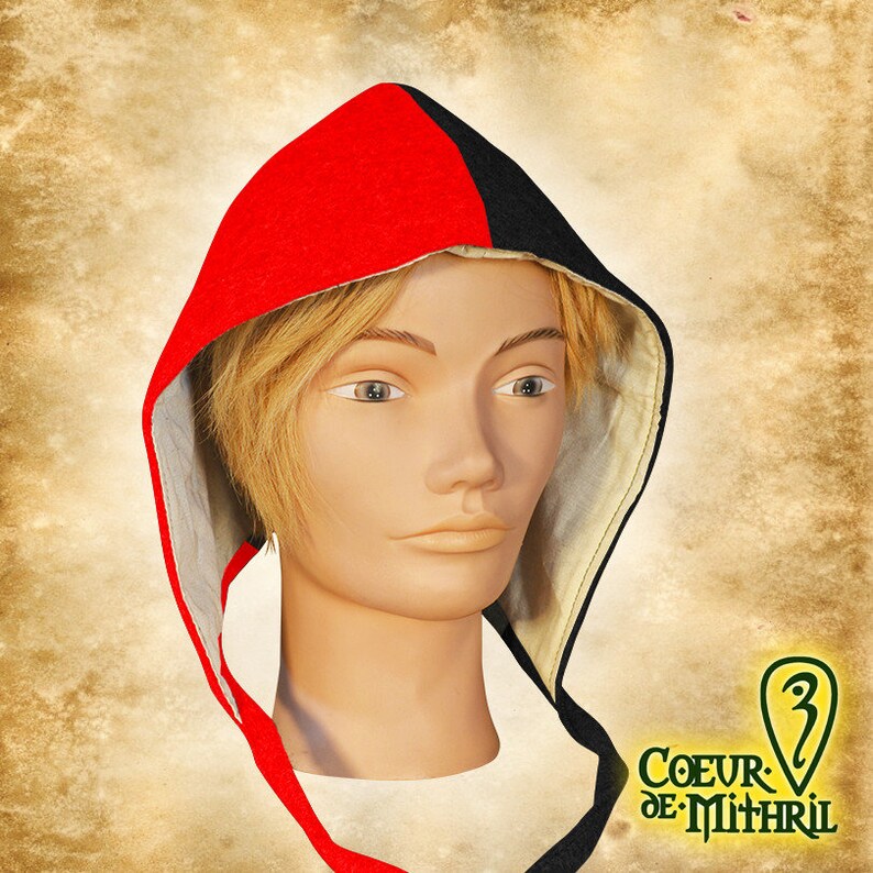 LARP Coif Cap Bicolor Custom - Etsy