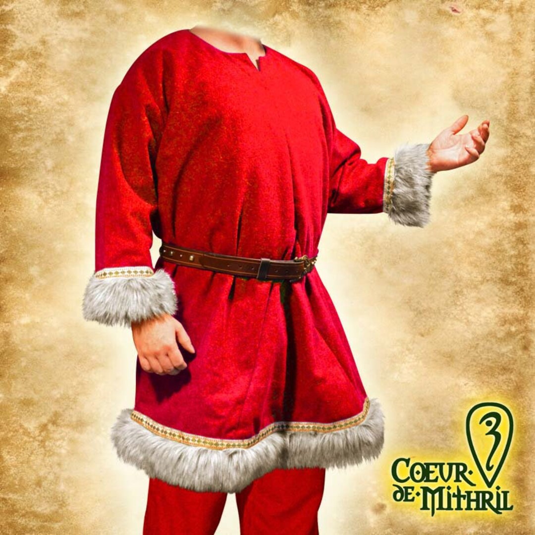 Deluxe Santa Claus Costume - Etsy