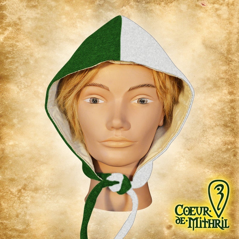 LARP Coif Cap Bicolor Custom - Etsy