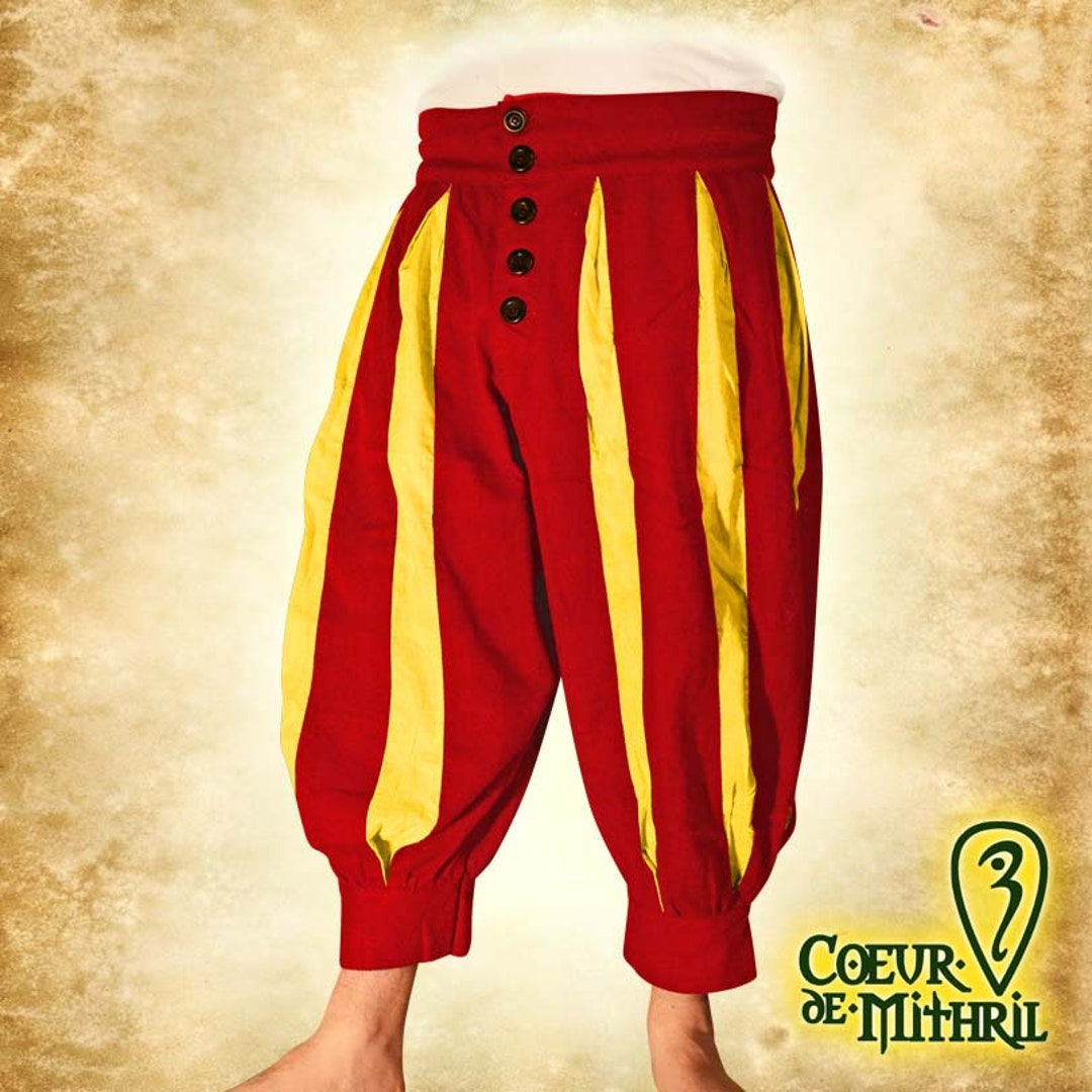 LARP Lansquenet Pants Red and Yellow - Etsy Canada
