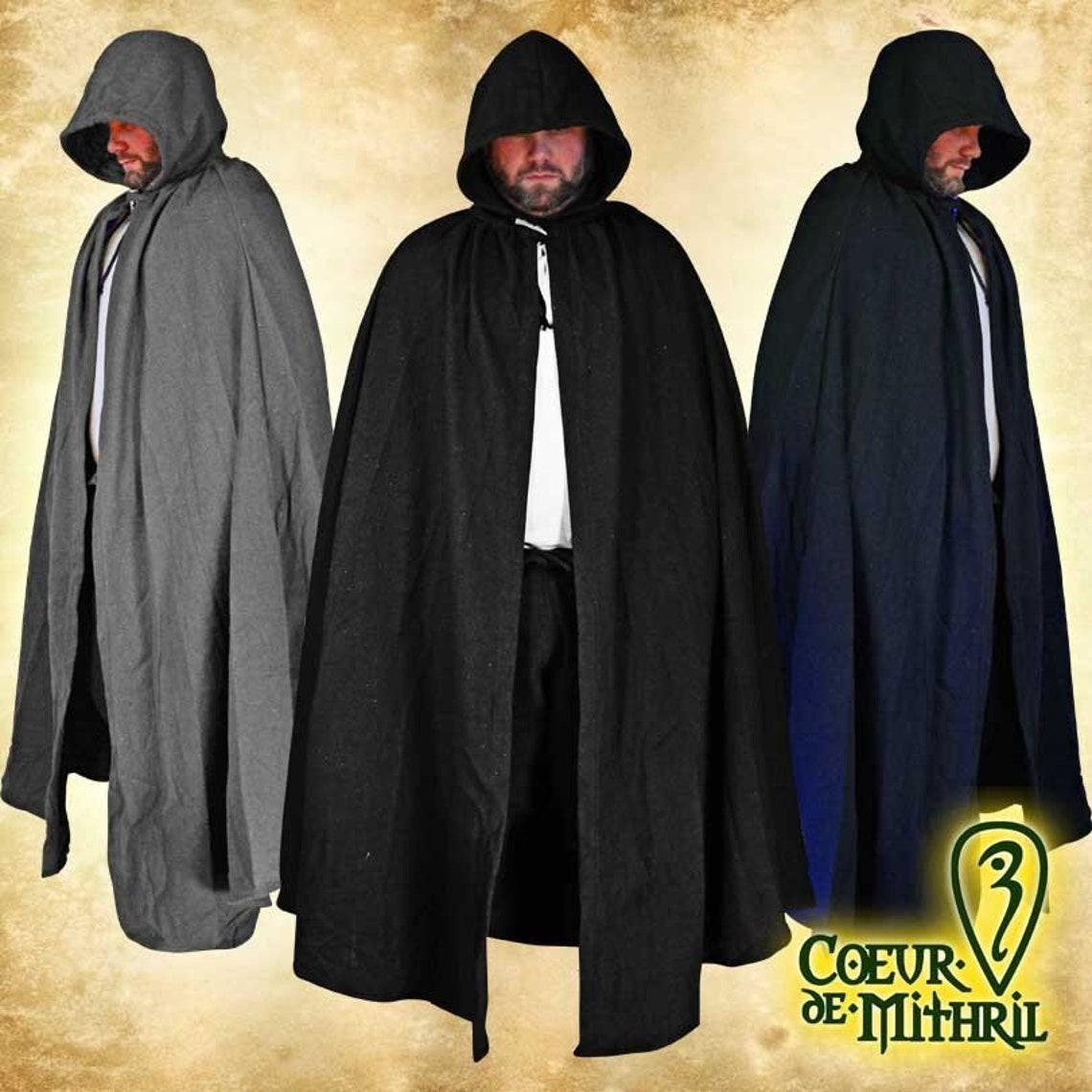 Hooded Medieval Cloak - Etsy
