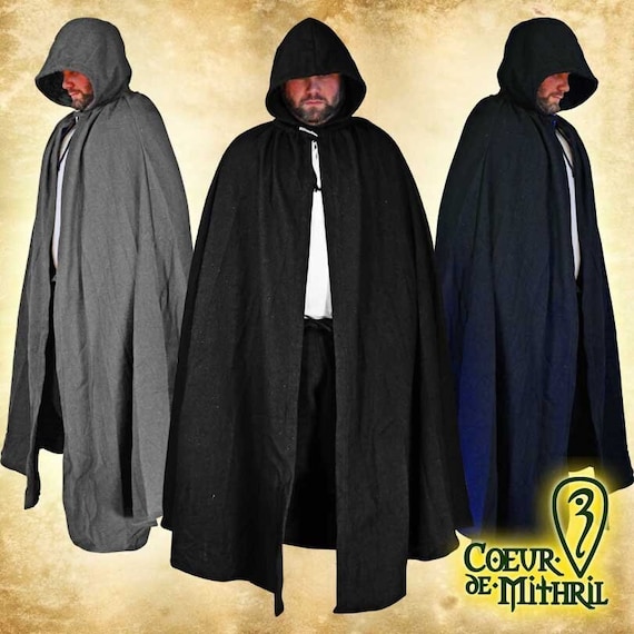Hooded Medieval Cloak - Etsy