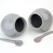 Pitcher Ceramic Salt and Pepper Cellar Set, Handmade Ceramic Salt ...