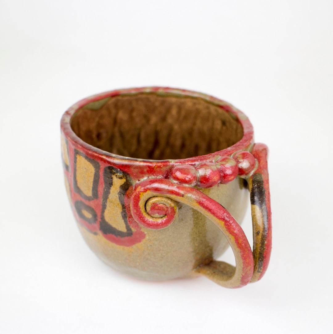 Handmade Ceramic Coffee Cup, Tea Cup One Piece, Pinch Pot, Ceramic Cup ...