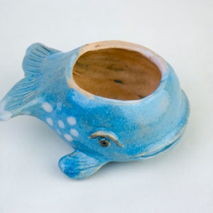 Animal Planter Whale Whale Pot Whale Ceramic Pot Succulent - Etsy
