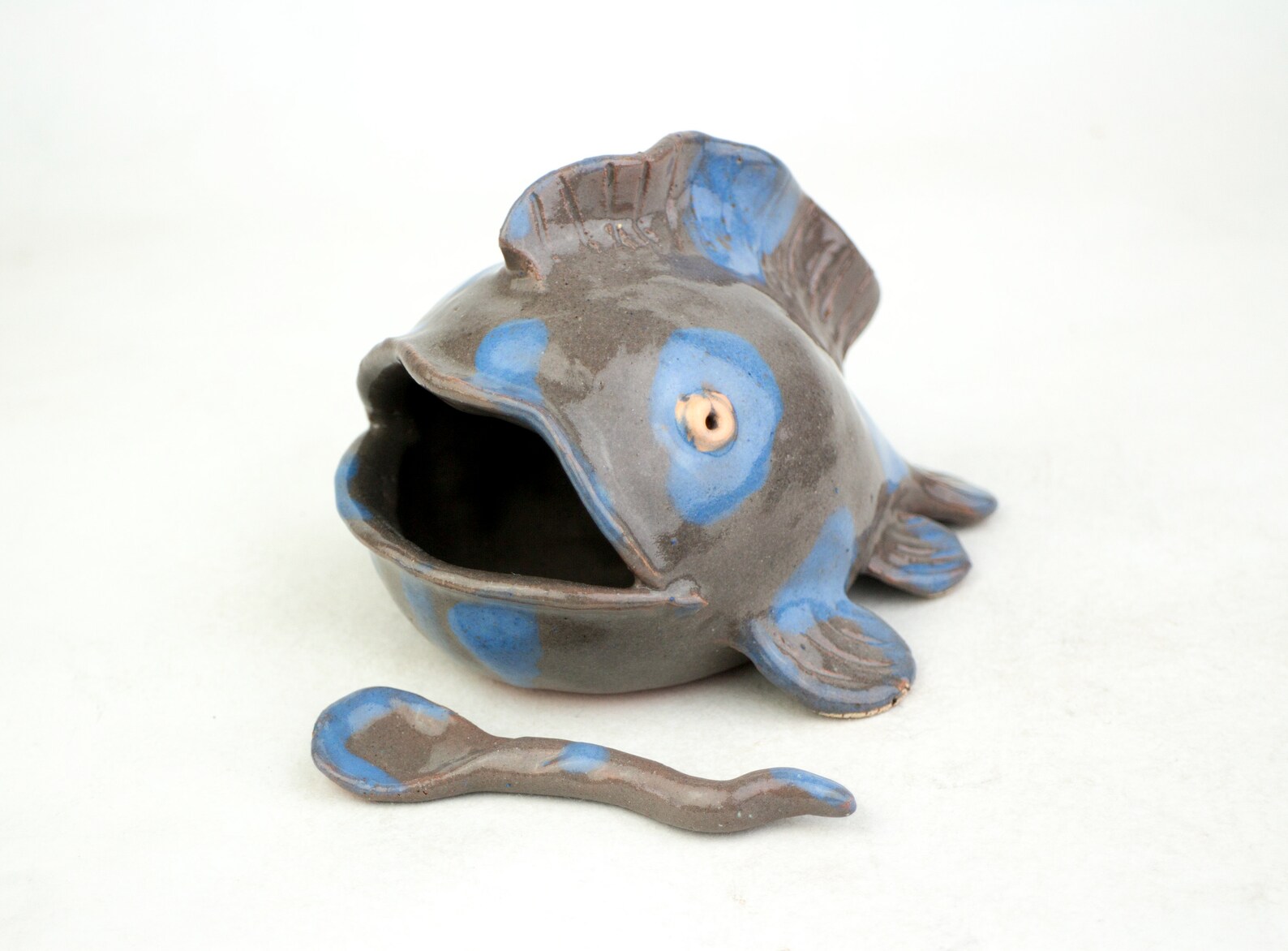 Fish Style Salt Pepper Cellar Handmade Fish Style Cellar - Etsy