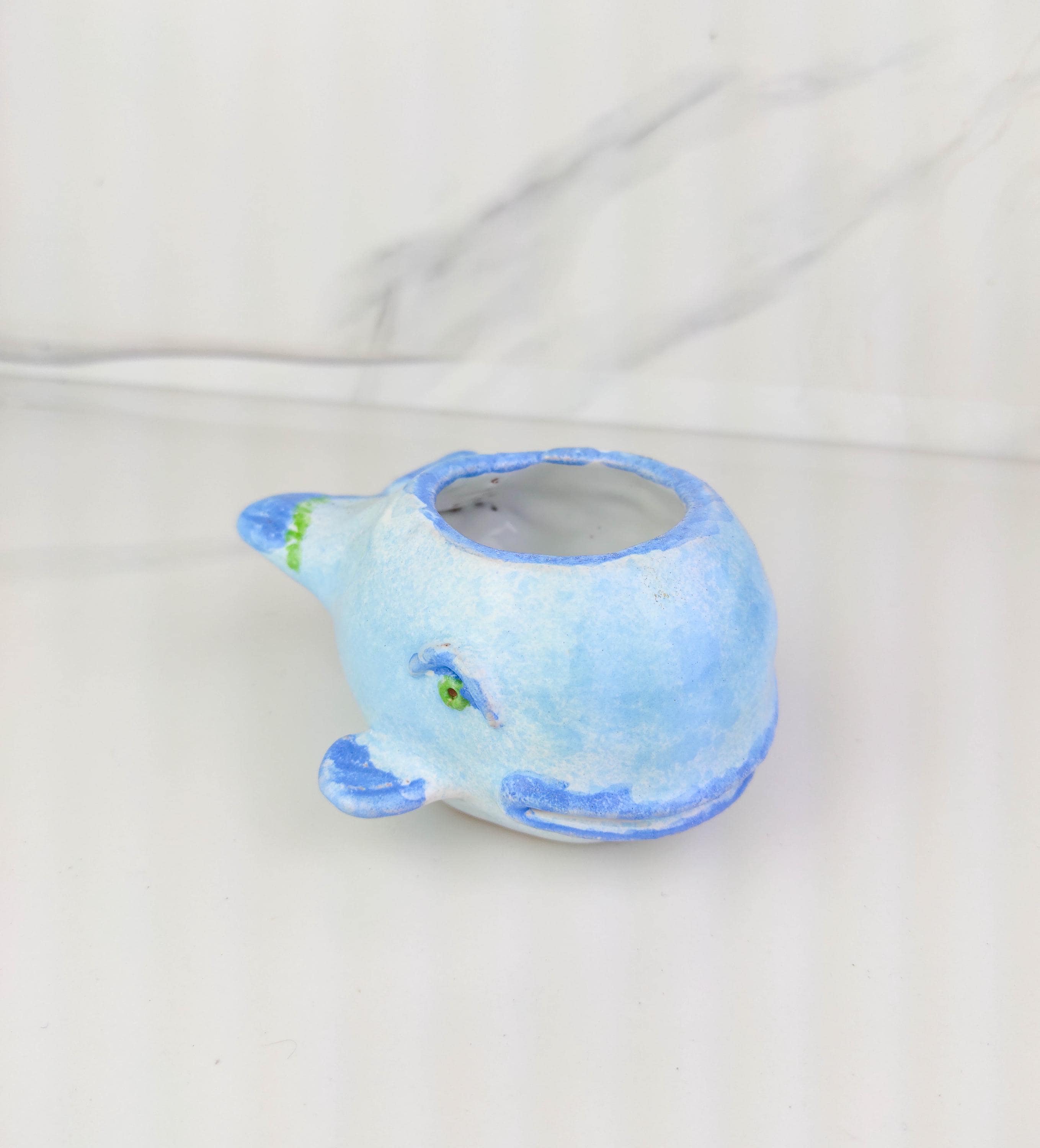 Animal Planter Whale, Whale Pot, Whale Ceramic Pot, Succulent Pot ...
