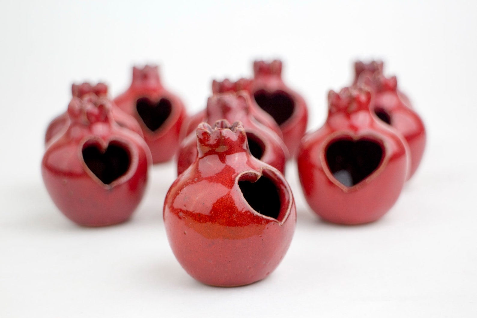 Wedding favors Handmade ceramic pomegranate red pomegranate | Etsy