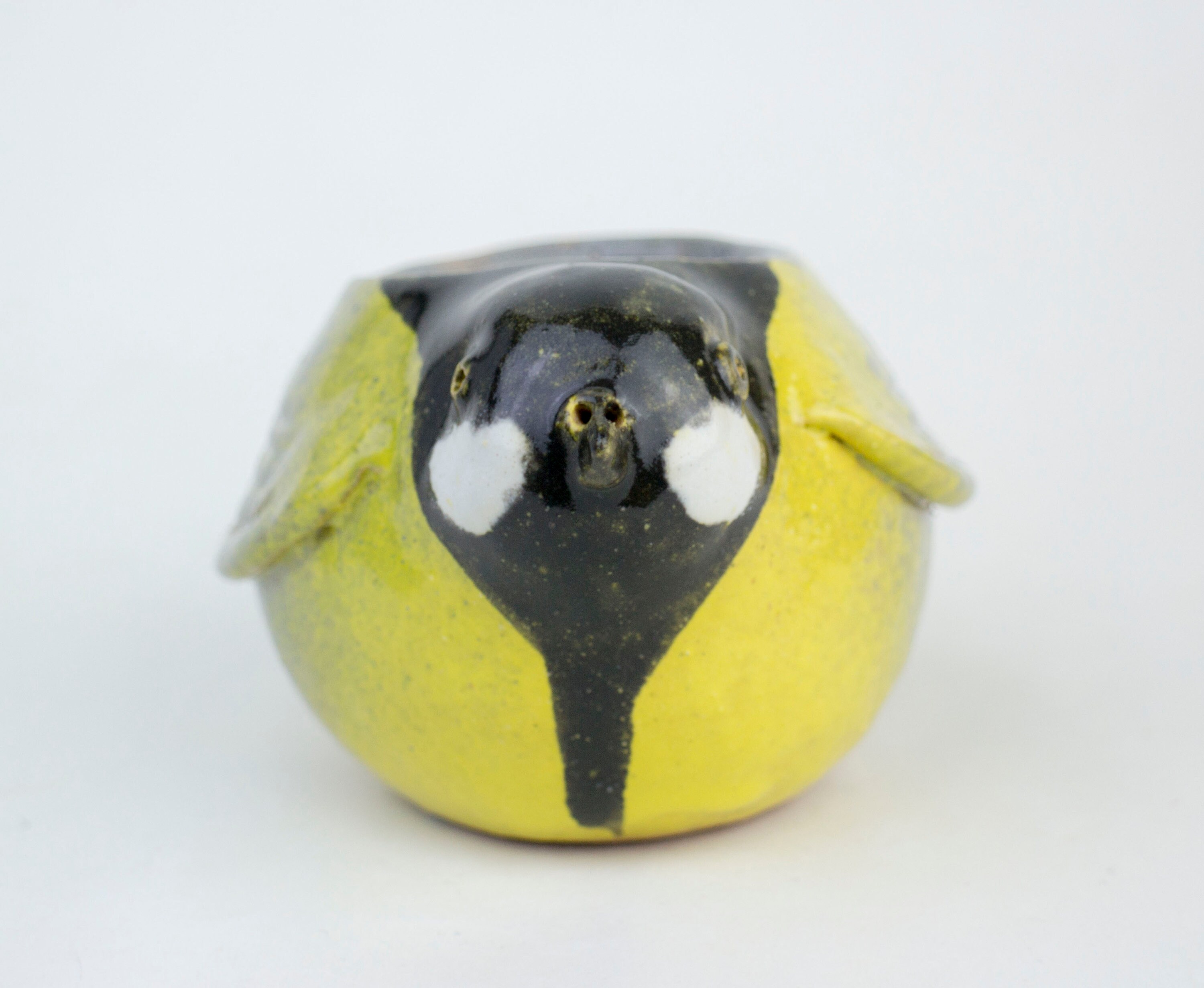 Animal Planter Lovely Bird, Parus Major, Bird Ceramic Pot, Ceramic Pot ...