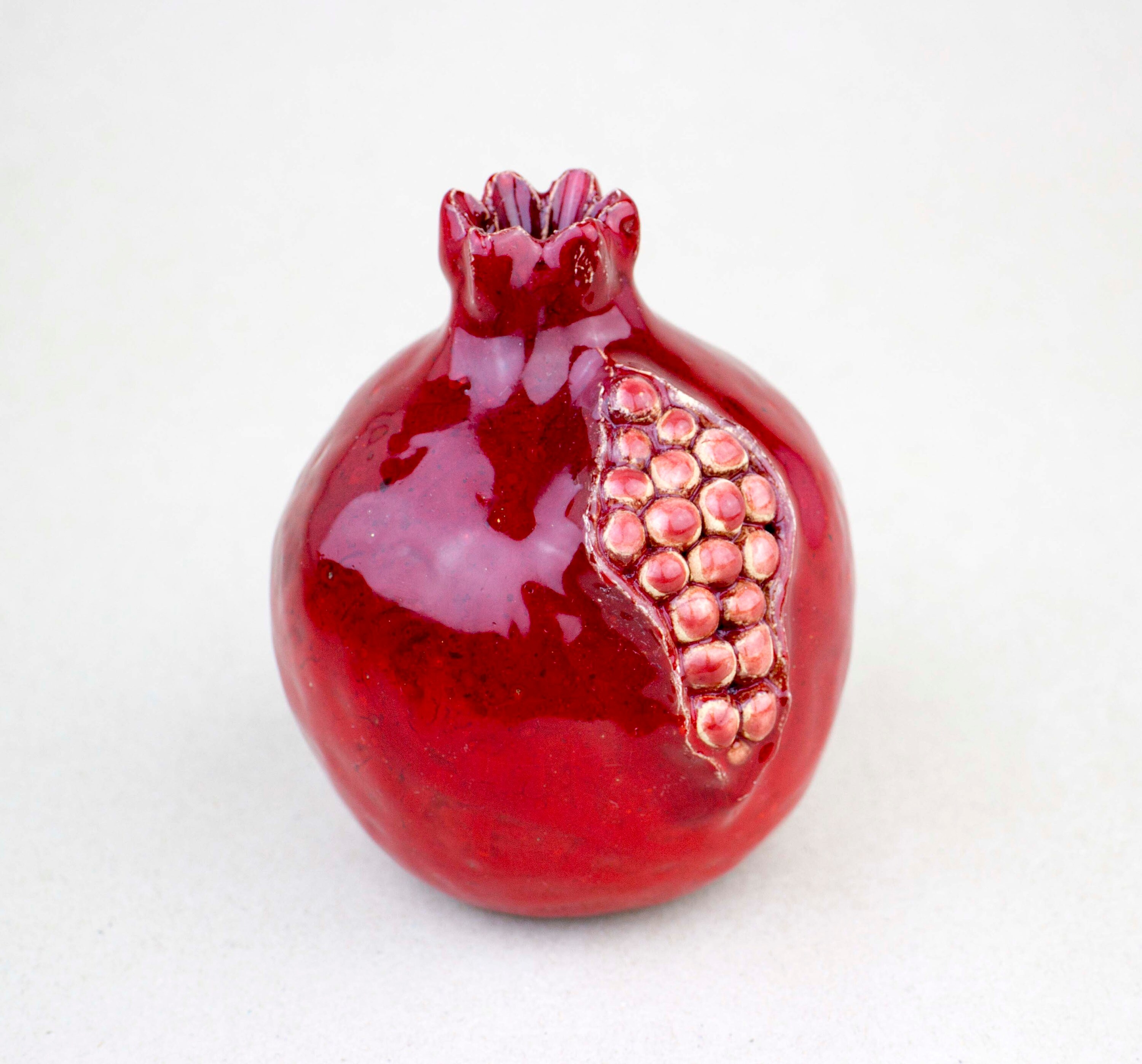 Pomegranate Cracked Style Handmade Pomegranate Ceramic | Etsy