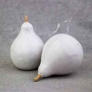 Handmade Ceramic Set of Pears, Wedding Reception, Ceramic Pear, for ...