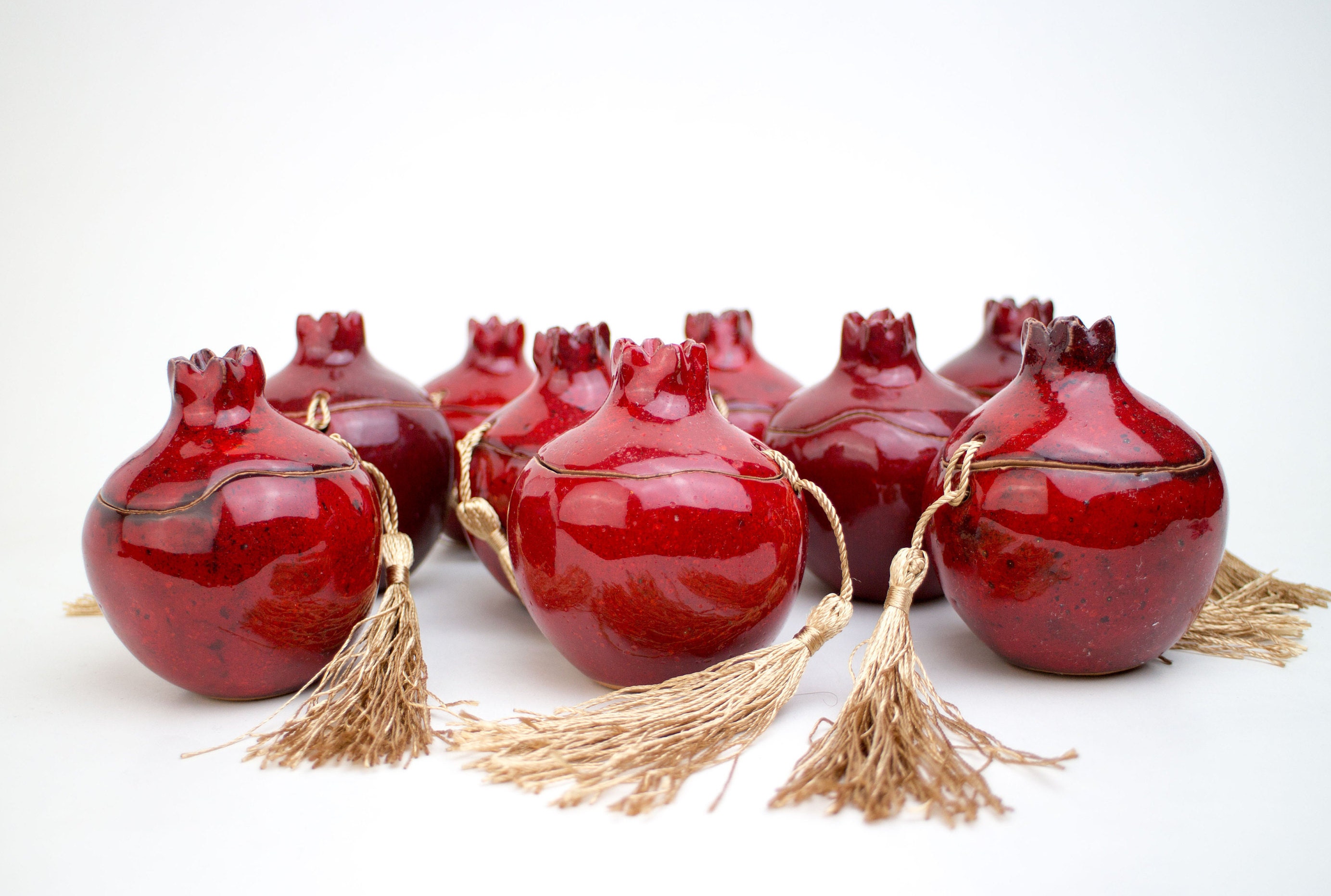 Pomegranate wedding favor and gift ceramic secret box | Etsy