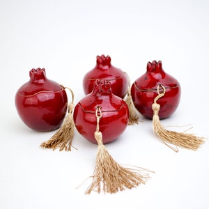 Pomegranate Wedding Favor and Gift, Ceramic Secret Box Pomegranate ...
