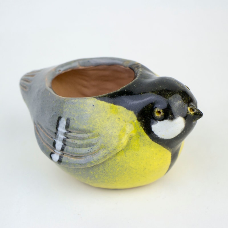 Ceramic Bird Planters - Etsy