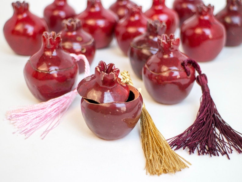 Pomegranate Handmade Wedding Favor Box Birthday Favor Box - Etsy