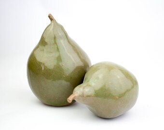 Handmade Ceramic Set of Pears Wedding Reception Ceramic | Etsy