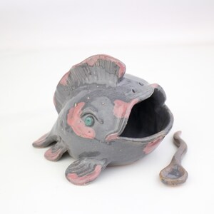 Fish Style Salt Pepper Cellar Handmade, Fish Style Cellar, Original ...