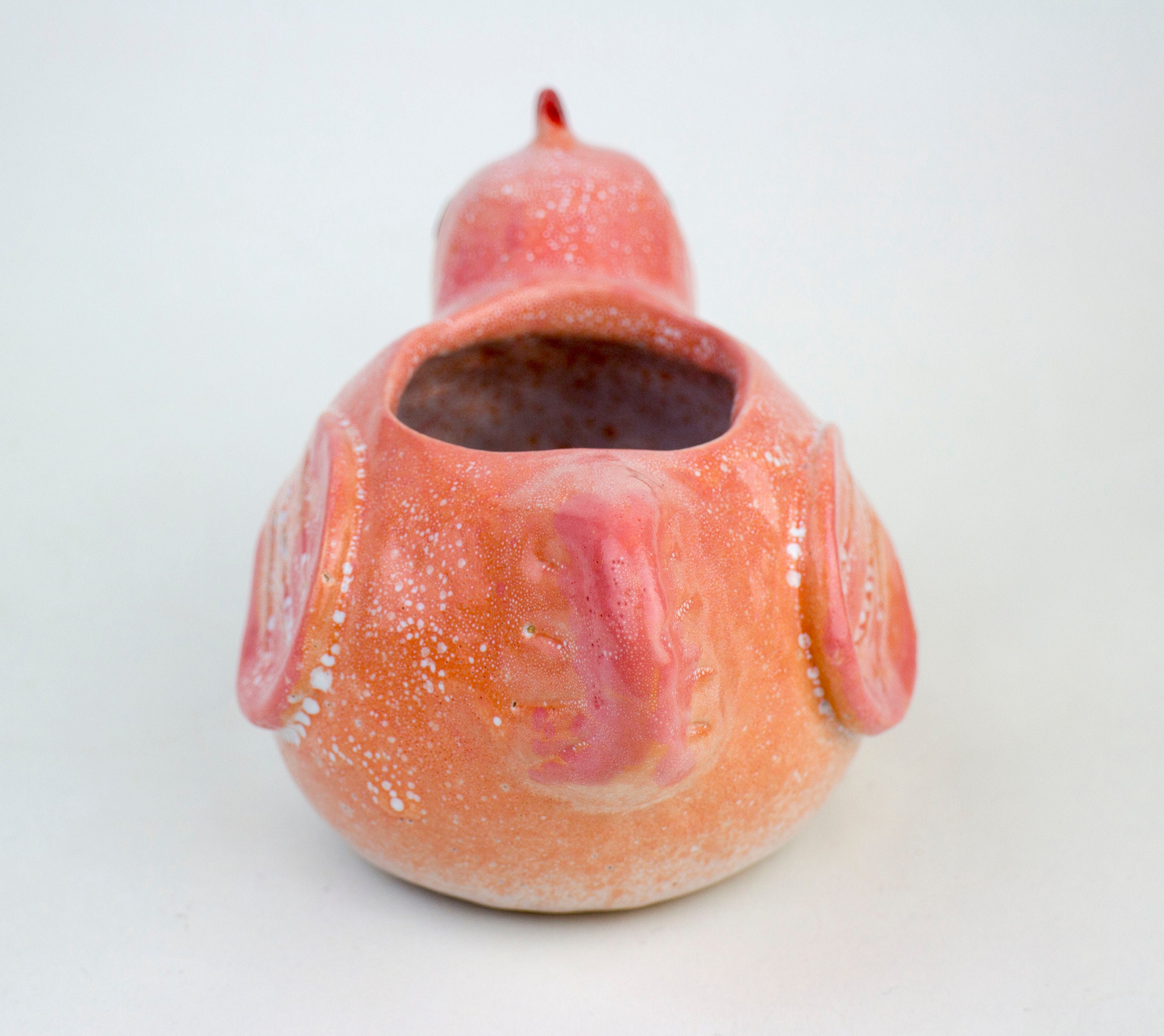 Animal planter lovely chicken chicken pot bird ceramic pot | Etsy