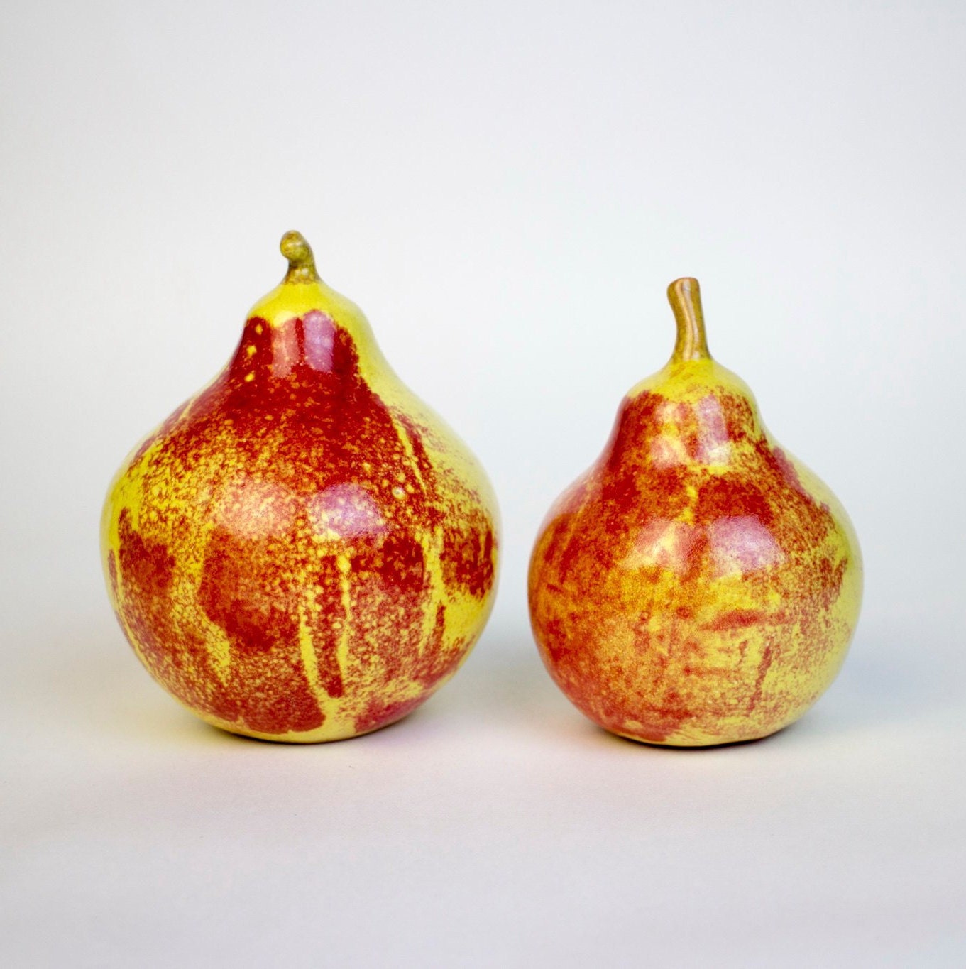 Handmade Ceramic Set of Pears Wedding Reception Ceramic | Etsy