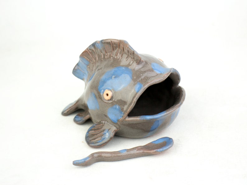 Fish Style Salt Pepper Cellar Handmade Fish Style Cellar - Etsy