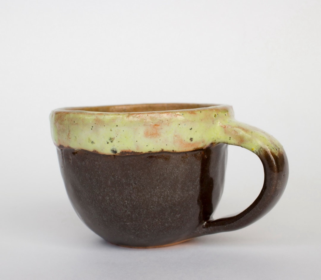 Handmade Ceramic Coffee, Tea Cup One Piece, Pinch Pot, Ceramic Cup ...